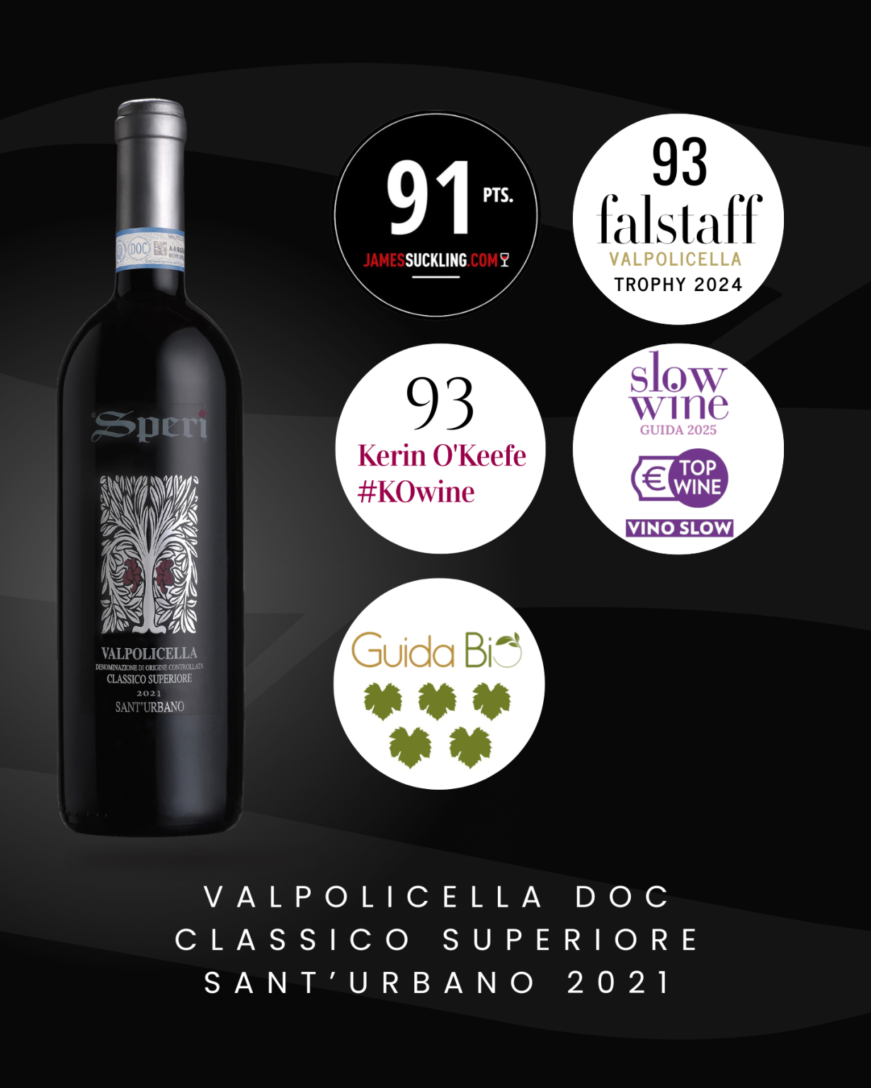 VALPOLICELLA DOC CLASSICO SUPERIORE SANT’URBANO 2021 | Speri Viticoltori